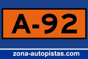 Autovía A-92 (España) (actualizado 2026) | Salidas, peajes, radares ...